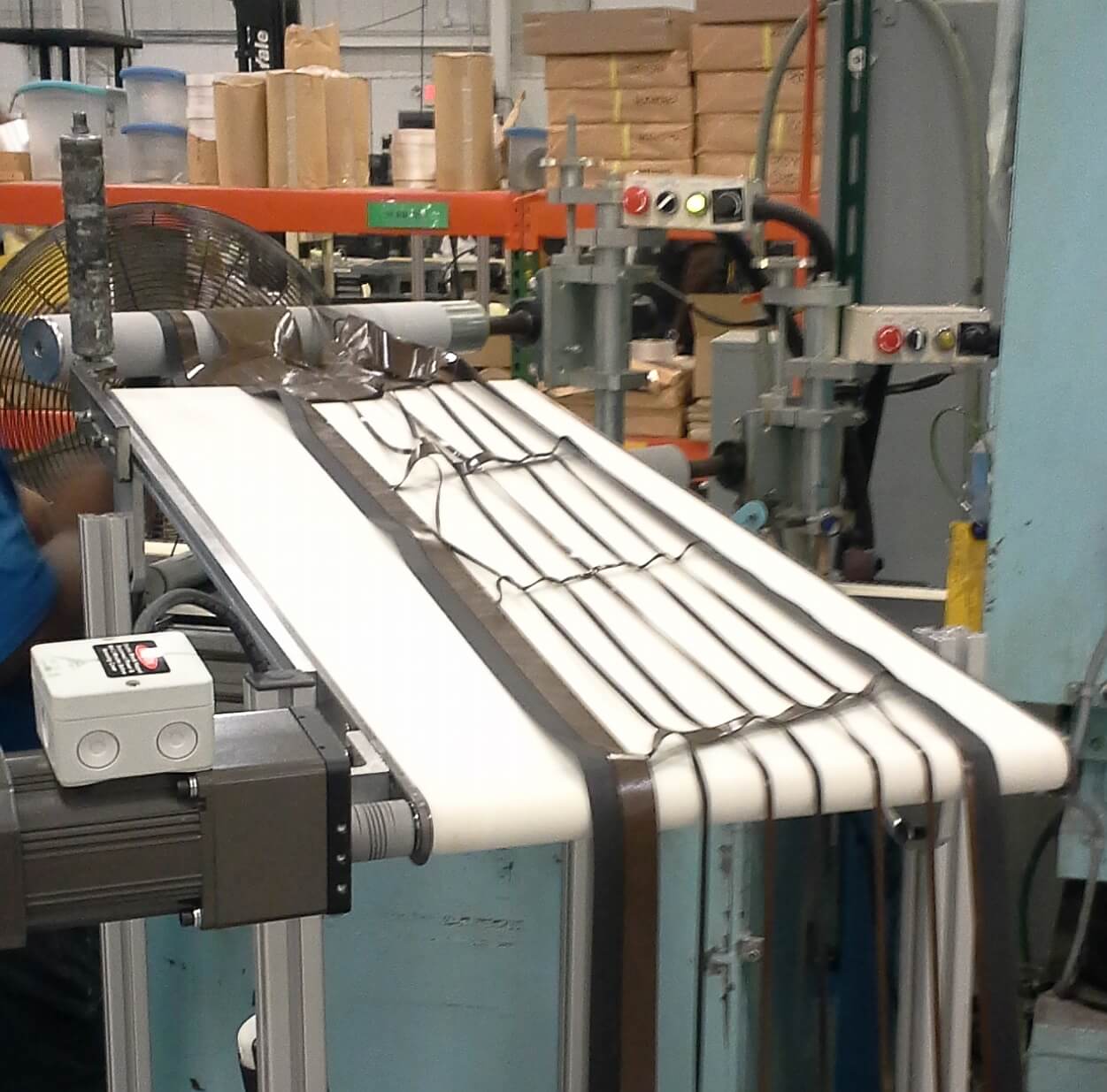 LP Series Conveyors in Automotive Parts Mfg. - Mini-Mover Conveyors