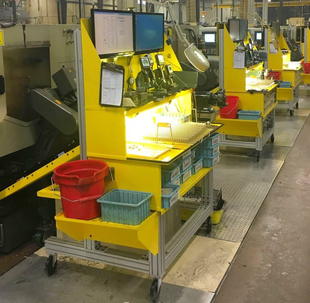 Inclined Lite Series Conveyors Feed Inspection Stations - Mini-Mover ...