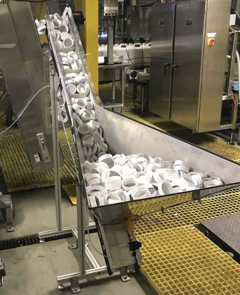 Lite Series Gives Packaging Hopper A Boost - Mini-Mover Conveyors