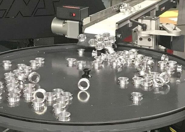 Parts Catchers Protect Precision Machined Parts - Mini-Mover Conveyors