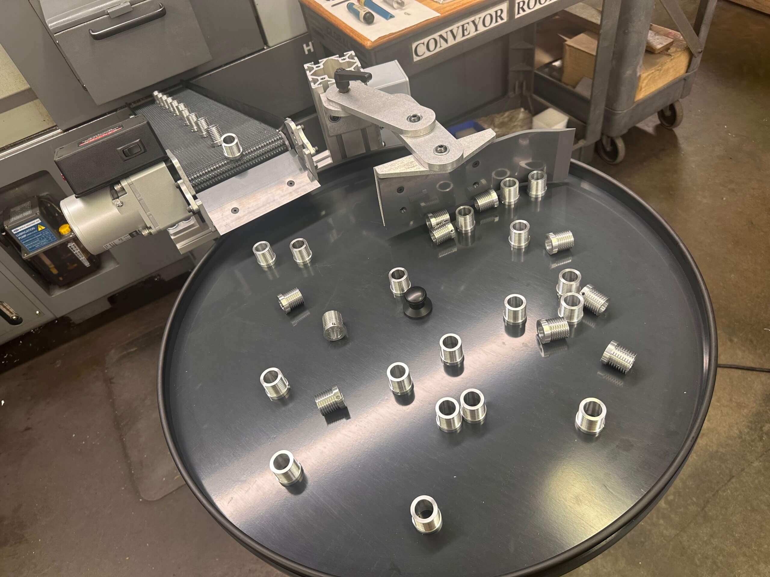 Small Rotary Table Accumulators (RTA) | Mini-Mover Conveyors